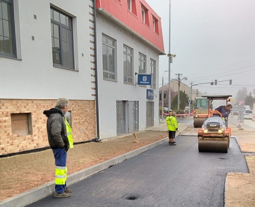 Modernizaci I/23 v obci Zastávka dokončíme v polovině prosince ...