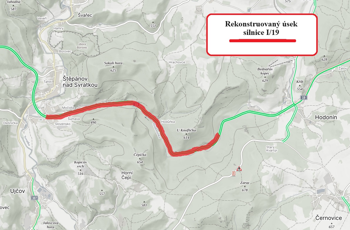 Vybíráme zhotovitele rekonstrukce silnice I/19 mezi Štěpánovem n. S. a ...