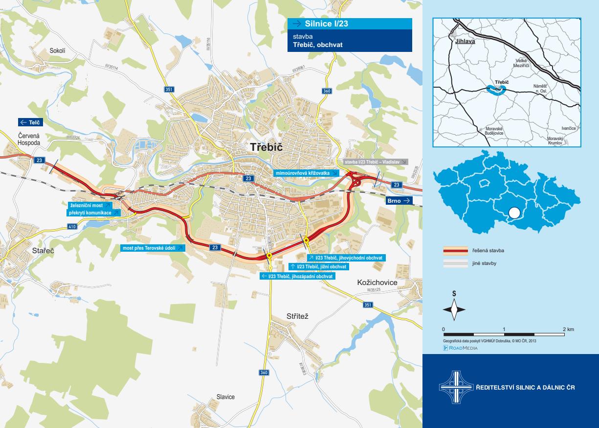 Bylo vydáno územní rozhodnutí pro stavbu obchvatu Třebíče - Ředitelství ...
