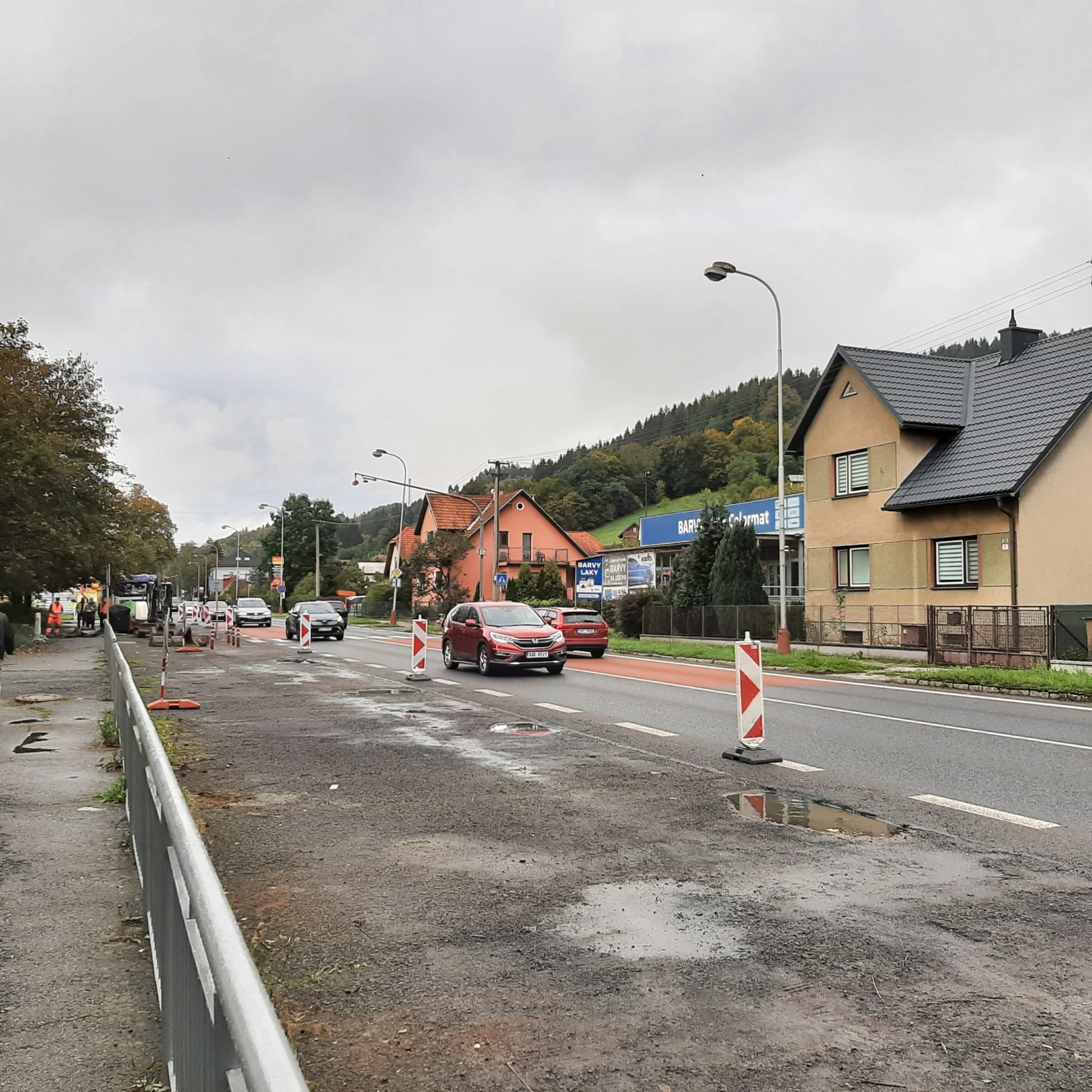 Na stavbě rampy Mostecké ve Vsetíně začala dnes platit drobná omezení na I/69 - Ředitelství ...