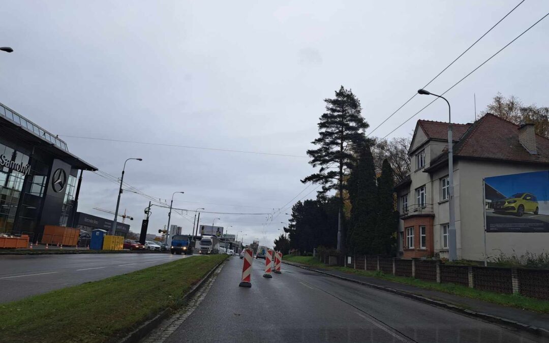 Dočasné dopravní omezení odstraníme ze silnice I/49 ve Zlíně v úterý 21 ...